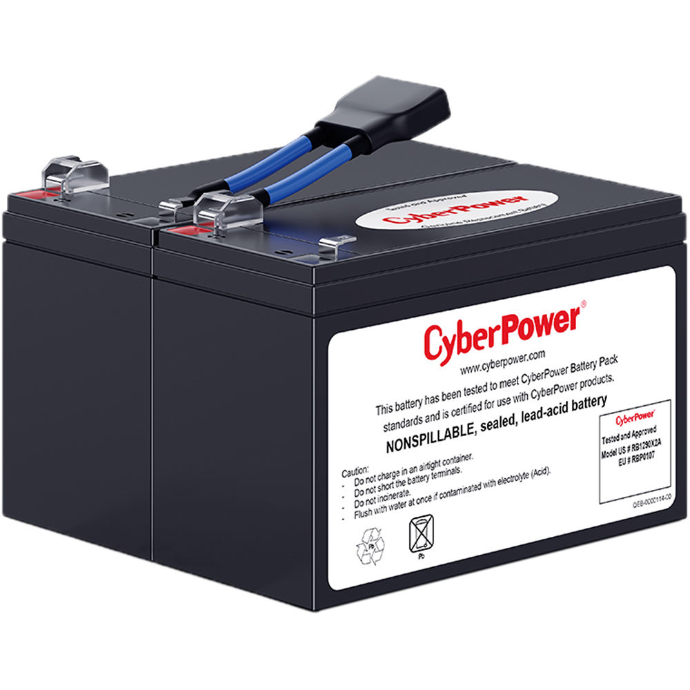 CyberPower RB1290X2B Battery Cartridge RB1290X2B B&H Photo Video