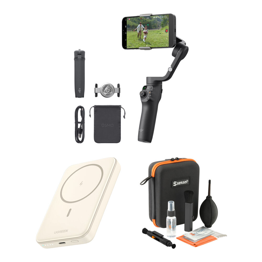 DJI Osmo Mobile 6 Smartphone Gimbal with Power Bank & Optics