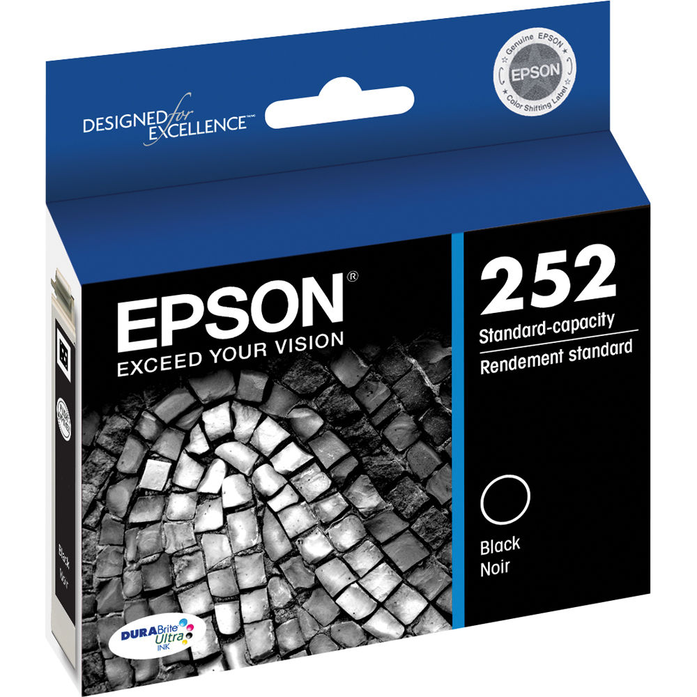 Epson T252 DURABrite Ultra Standard-Capacity Black Ink T252120-S