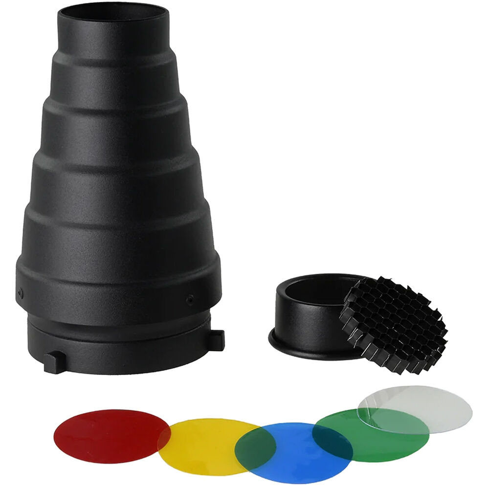 FotodioX Snoot with Grid and Gels for Bowens Mount SNT-BOW B&H