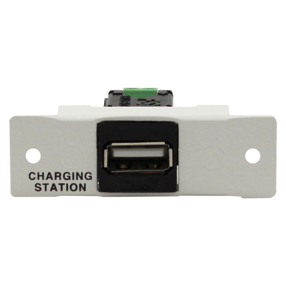 FSR Universal Charging Port IPS Insert (White) IPS-D717S-WHT-NPS