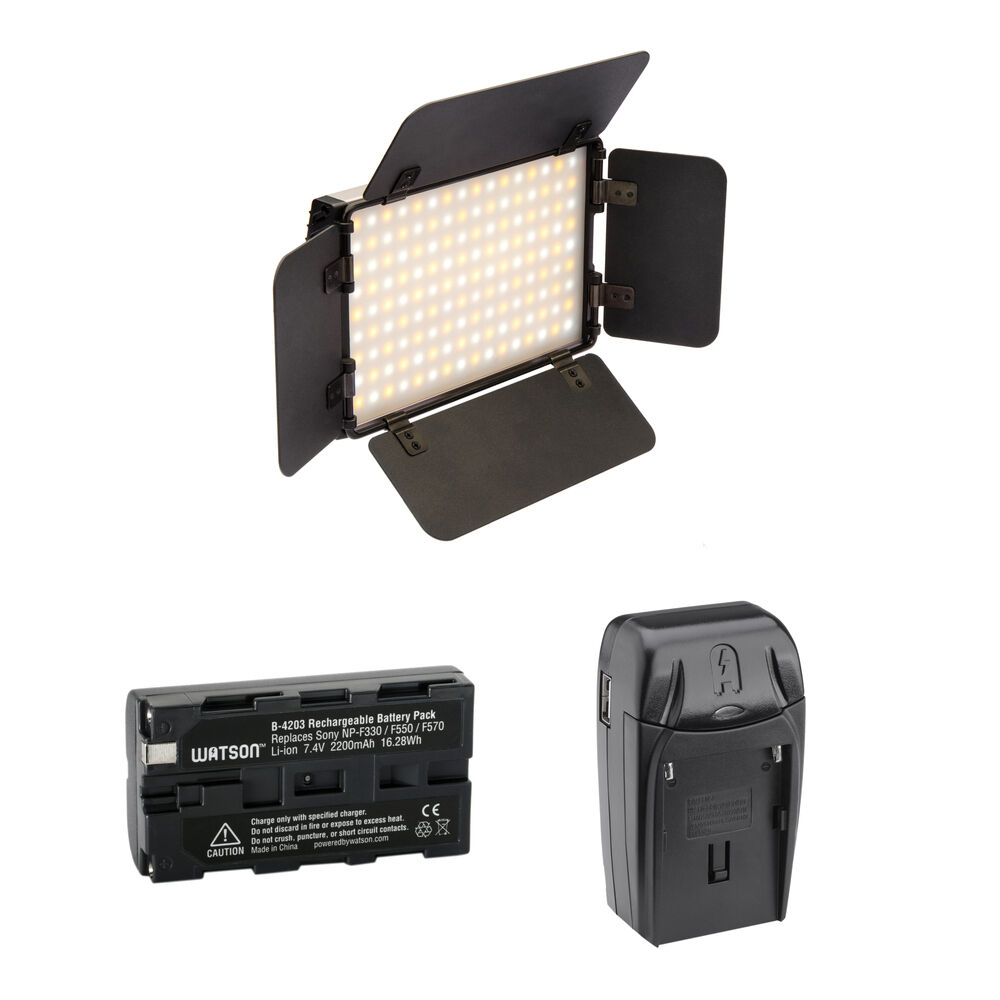 Genaray Ultra-Thin Bicolor 144 SMD LED On-Camera Light with