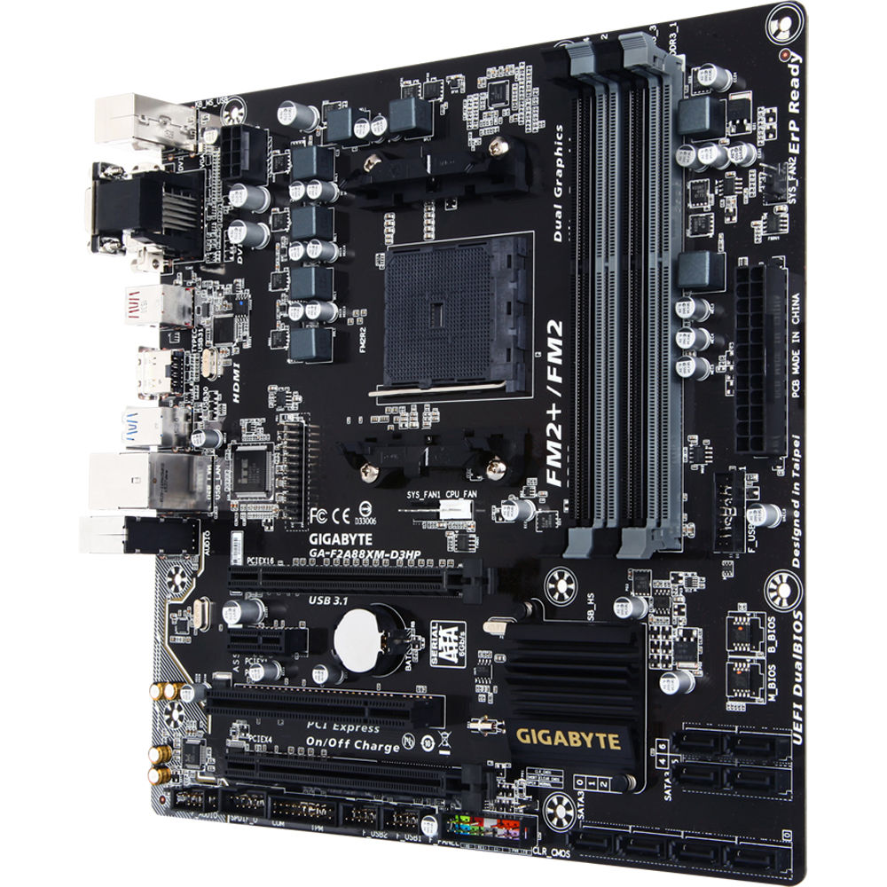 Gigabyte GA F2A88XM D3HP FM2 Micro ATX GA F2A88XM D3HP B H Gigabyte GA F2A88XM D3HP FM2 Micro ATX GA F2A88XM D3HP B H