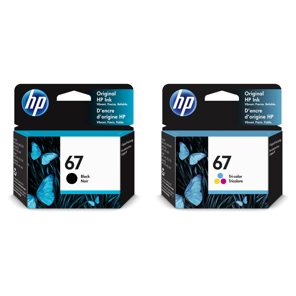 HP 67 Standard-Capacity Ink Cartridge Set for ENVY 6055 and 6455