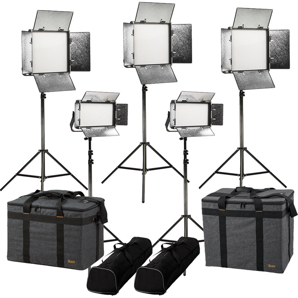 ikan Rayden Daylight 5-Point LED Light Kit with 3 x RW10 RW-3F2H