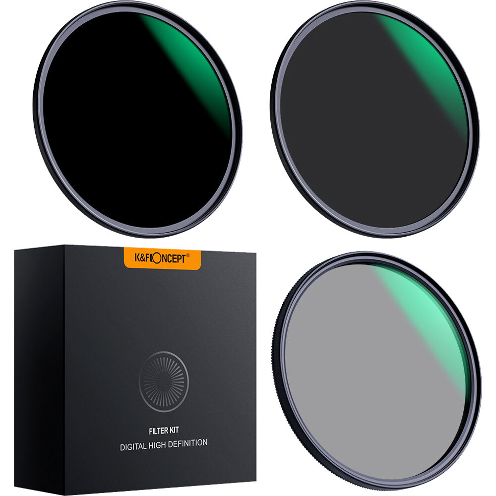 K&F Concept 37mm Nano-D Lens Filter Kit (ND8+ND64+CPL) SKU.1541