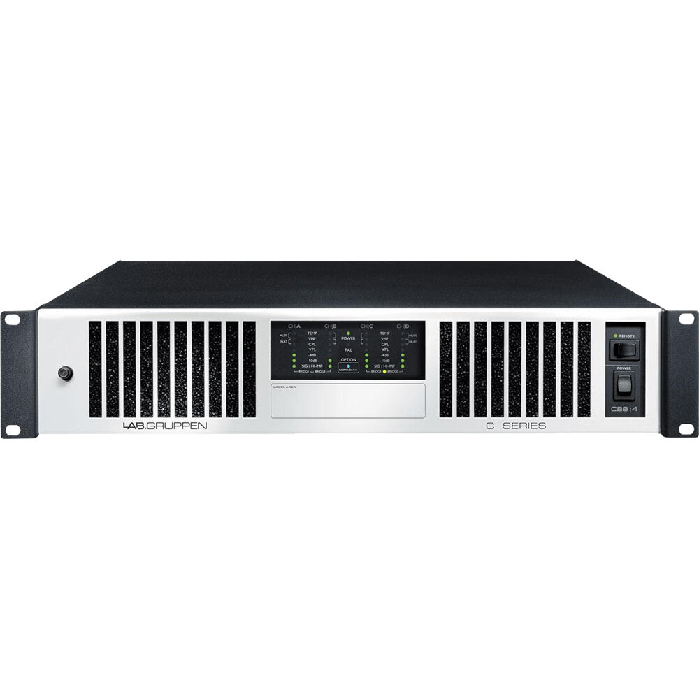 Lab.Gruppen C 88:4 8800W 4-Channel Amplifier with NomadLink C884