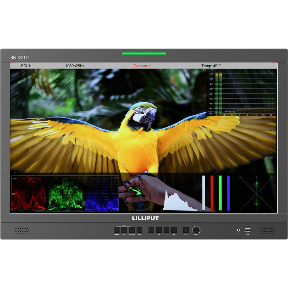 Lilliput Q24 23.6" 12G-SDI/HDMI Broadcast Studio Q24-ABBP-CC B&H