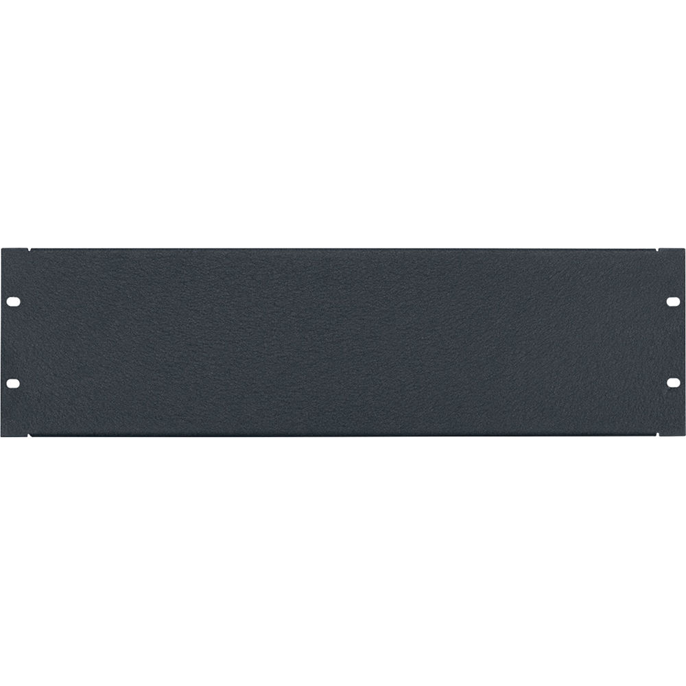 Lowell Manufacturing Rack Panel-Blank-3U, 16-Gauge Flanged