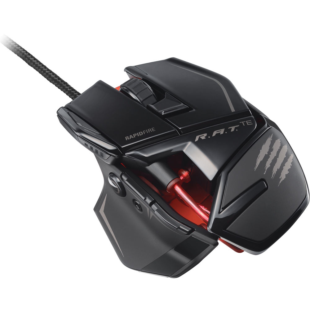 Mad Catz R A T TE Gaming Mouse Black MCB4370400C2 04 1 B H Mad Catz R A T TE Gaming Mouse Black MCB4370400C2 04 1 B H