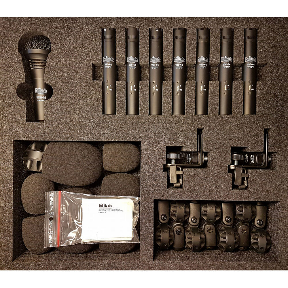 MILAB Microphone Pack for Drums DRUM PACK B&H Photo Video