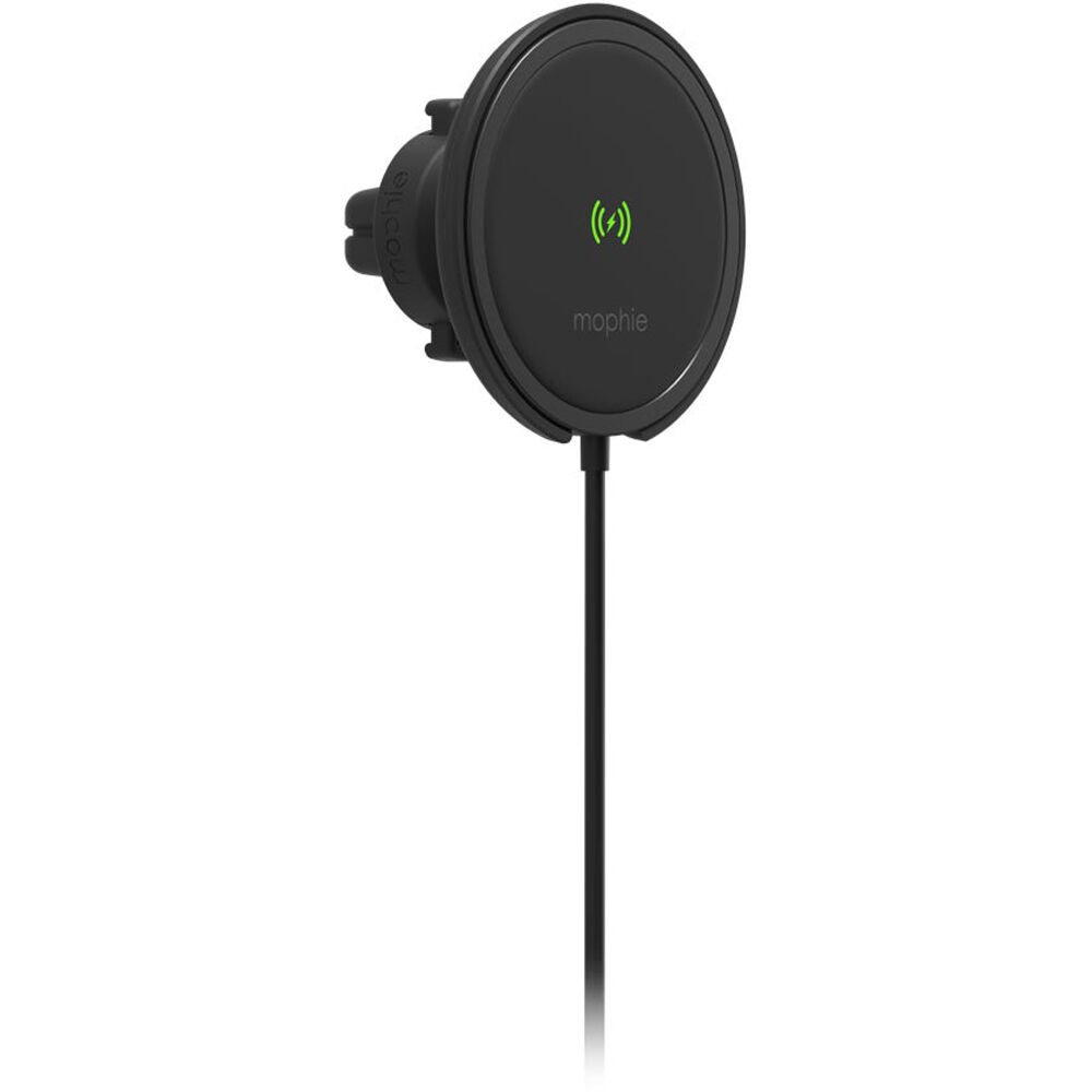 mophie Snap+ Wireless Charging Vent Mount (Black) 401307635 B&H