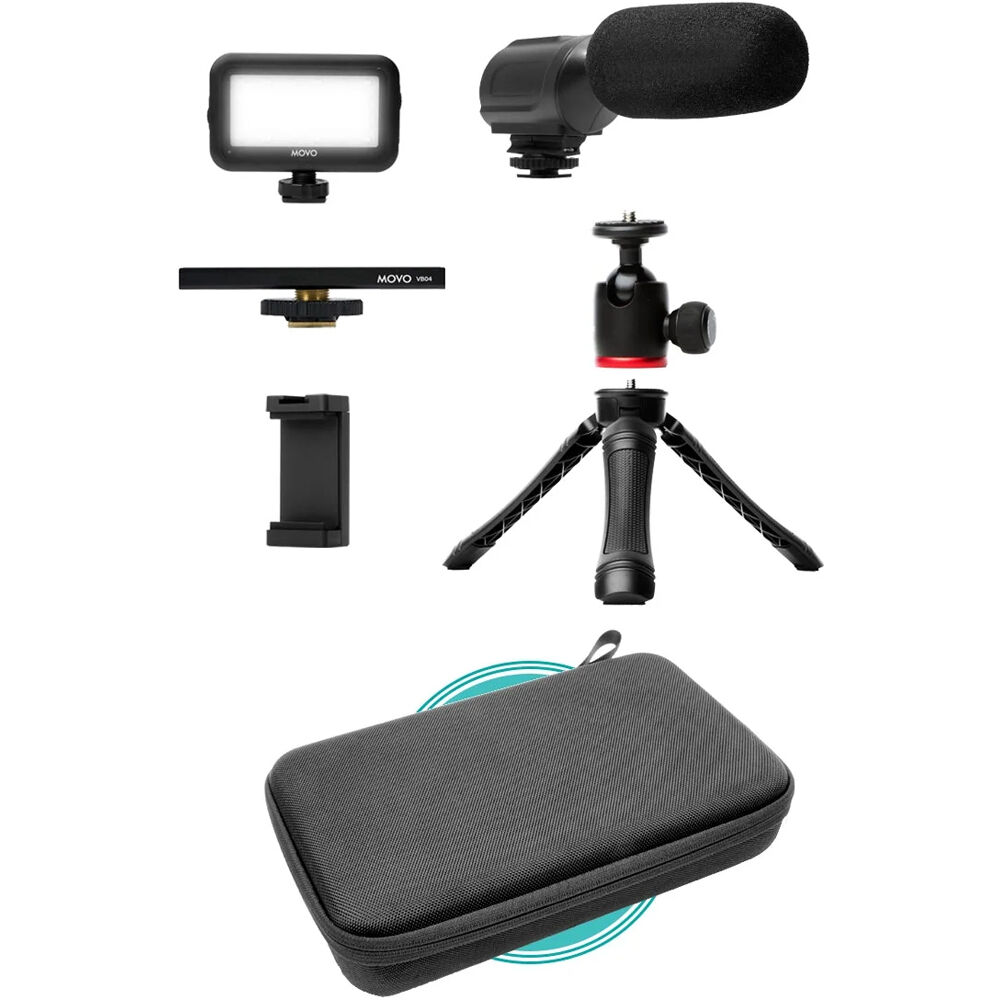 Movo Photo iVlogger Vlogging Kit for Lightning Devices IVLOGGER