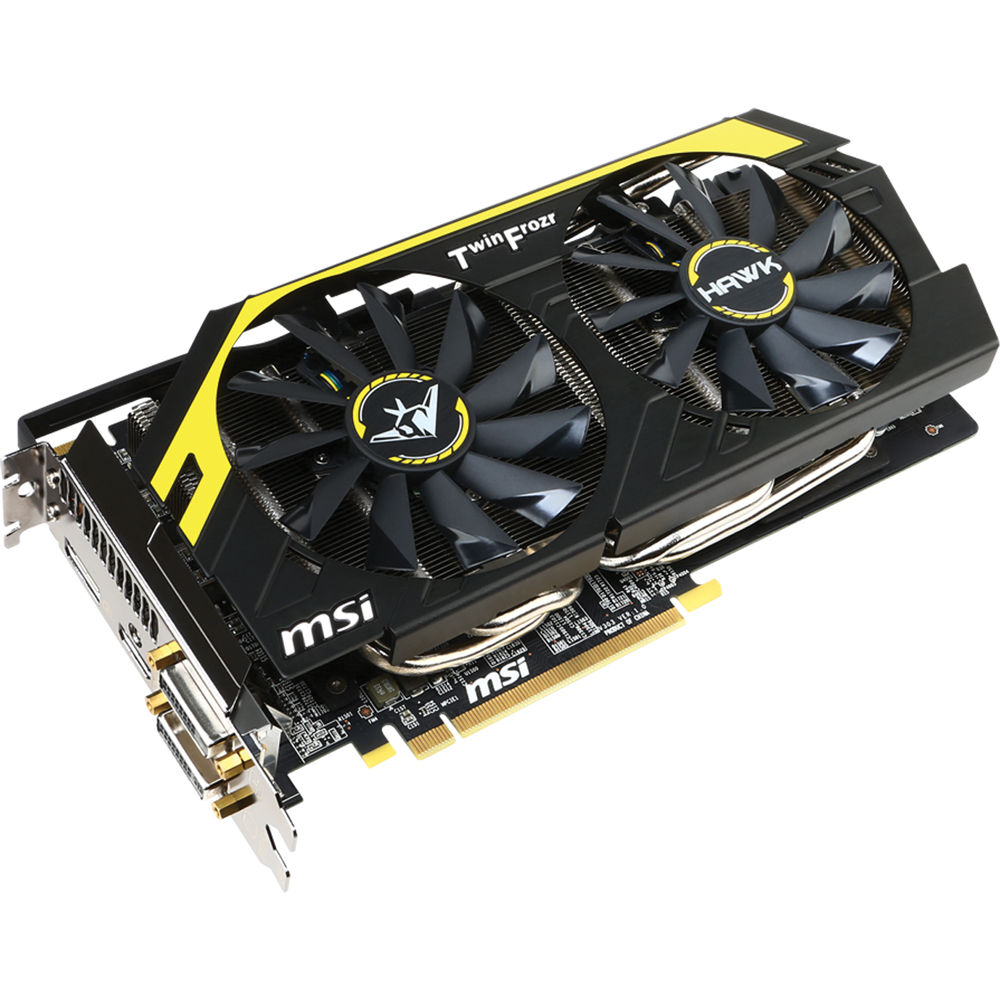 MSI Radeon R9 270X Hawk Edition Gaming Graphics Card R9270XHAWK MSI Radeon R9 270X Hawk Edition Gaming Graphics Card R9270XHAWK