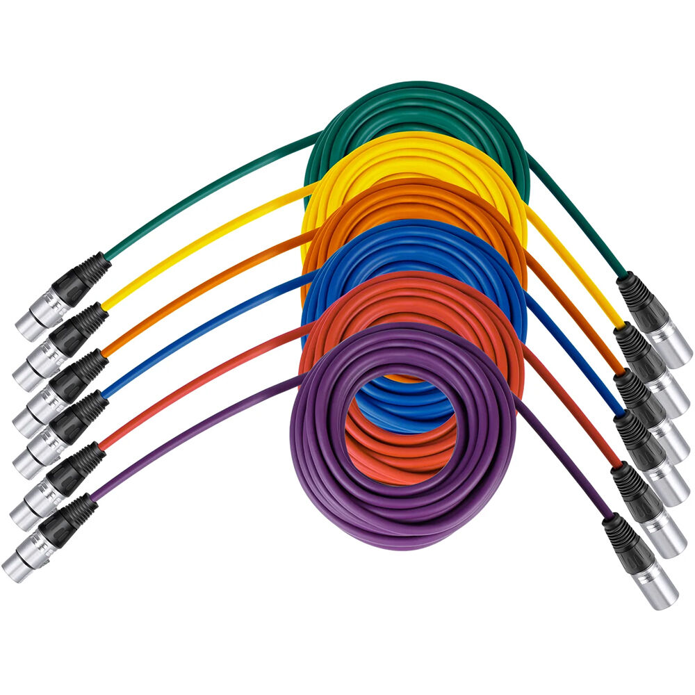 Neewer Female to Male 3-Pin XLR Cable Set 66600435 B&H Photo