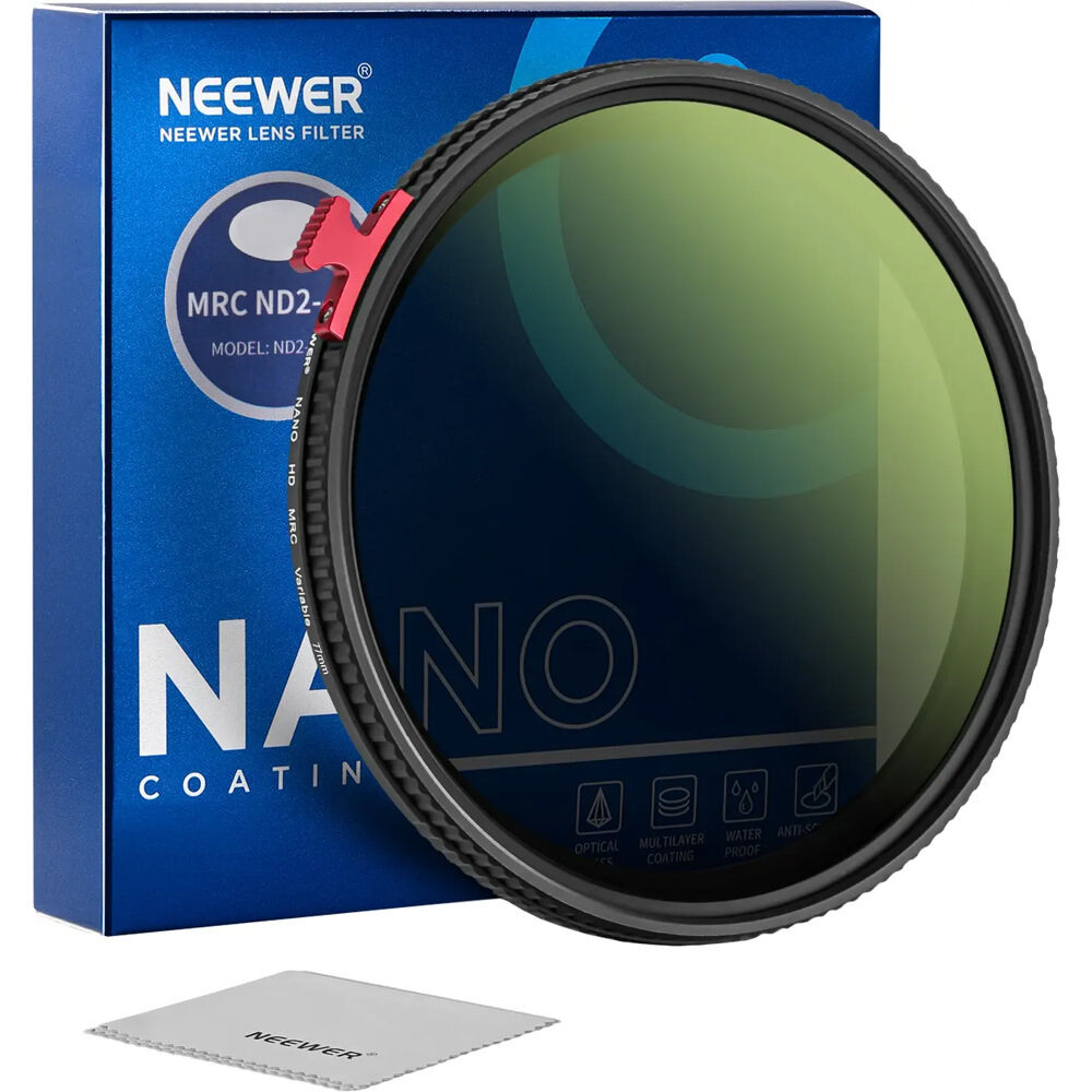 Neewer Variable ND Filter (62mm, 1 to 9-Stop) 66602390 B&H Photo
