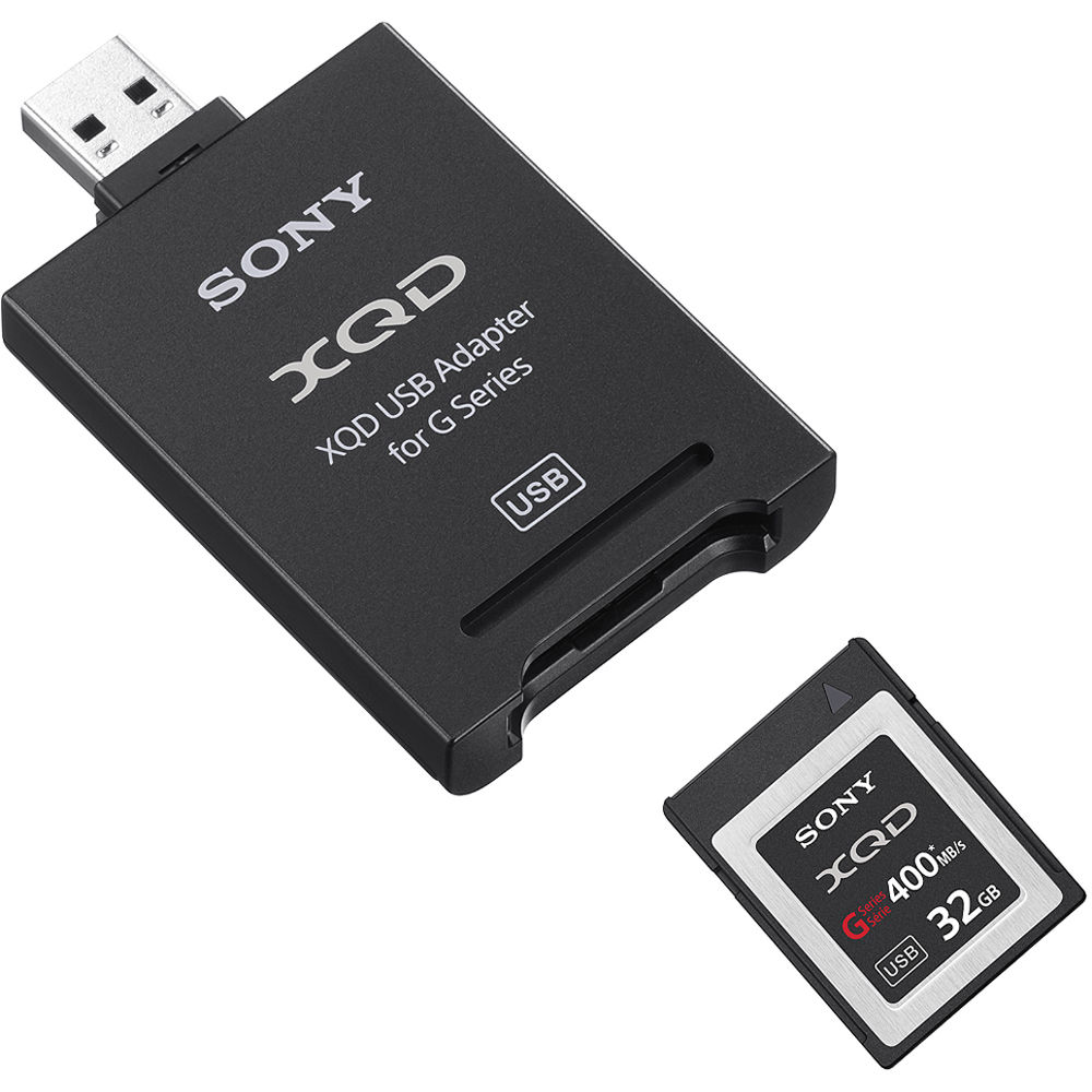 Sony 32GB G Series XQD Memory Card With USB 3 0 Adapter 12025 Sony 32GB G Series XQD Memory Card With USB 3 0 Adapter 12025
