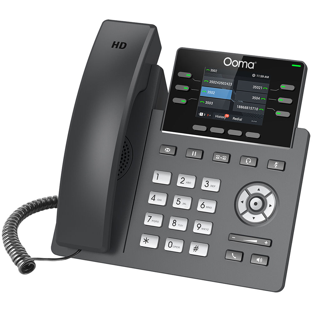 Ooma 2613 6-Line IP Desk Phone with Color Display OOMA2613 B&H