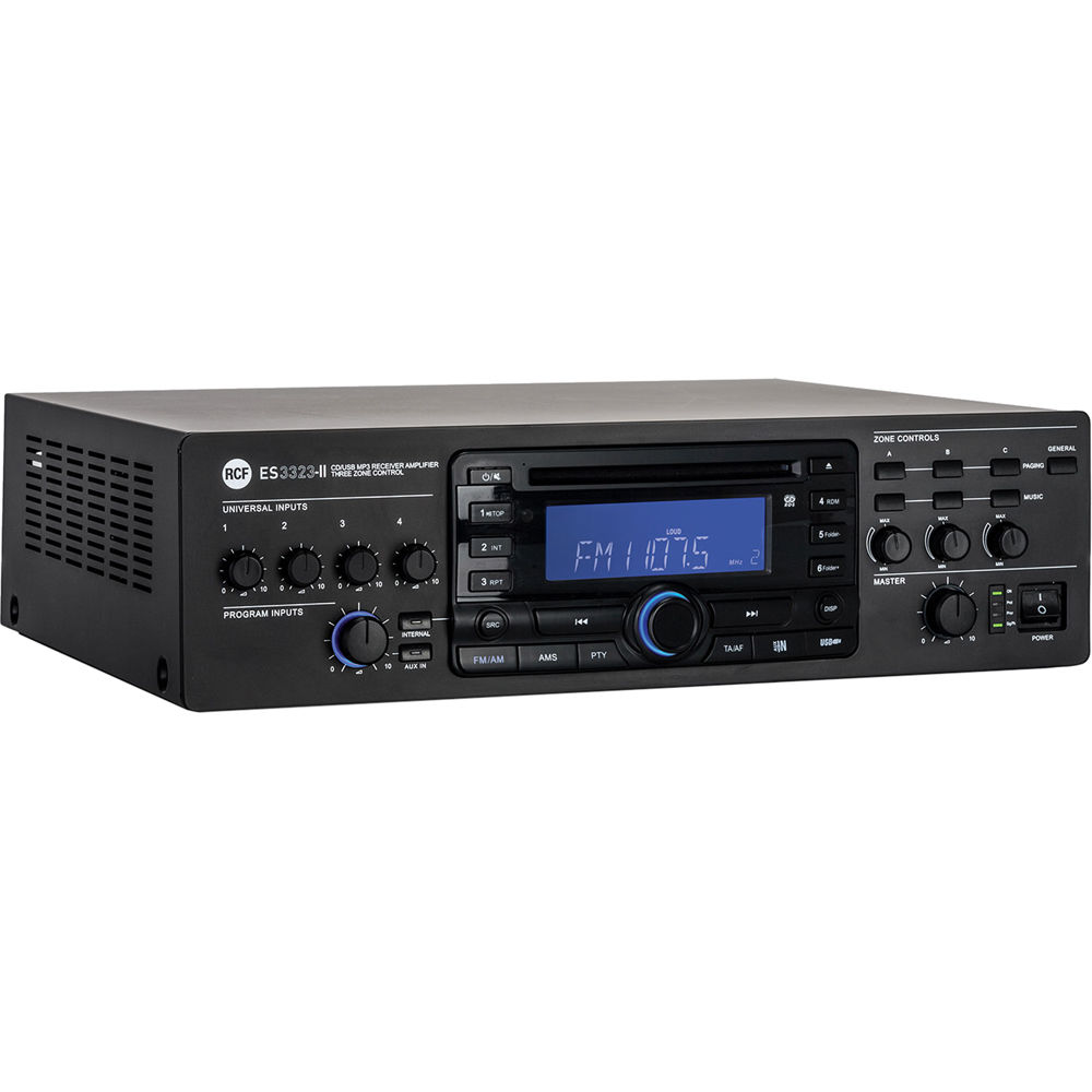 Three zone av receiver