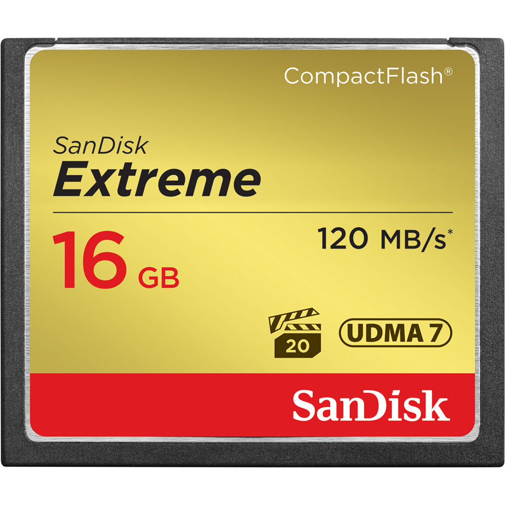 SanDisk 16 GB Extreme CompactFlash Memory Card SDCFXS 016G A46 SanDisk 16 GB Extreme CompactFlash Memory Card SDCFXS 016G A46