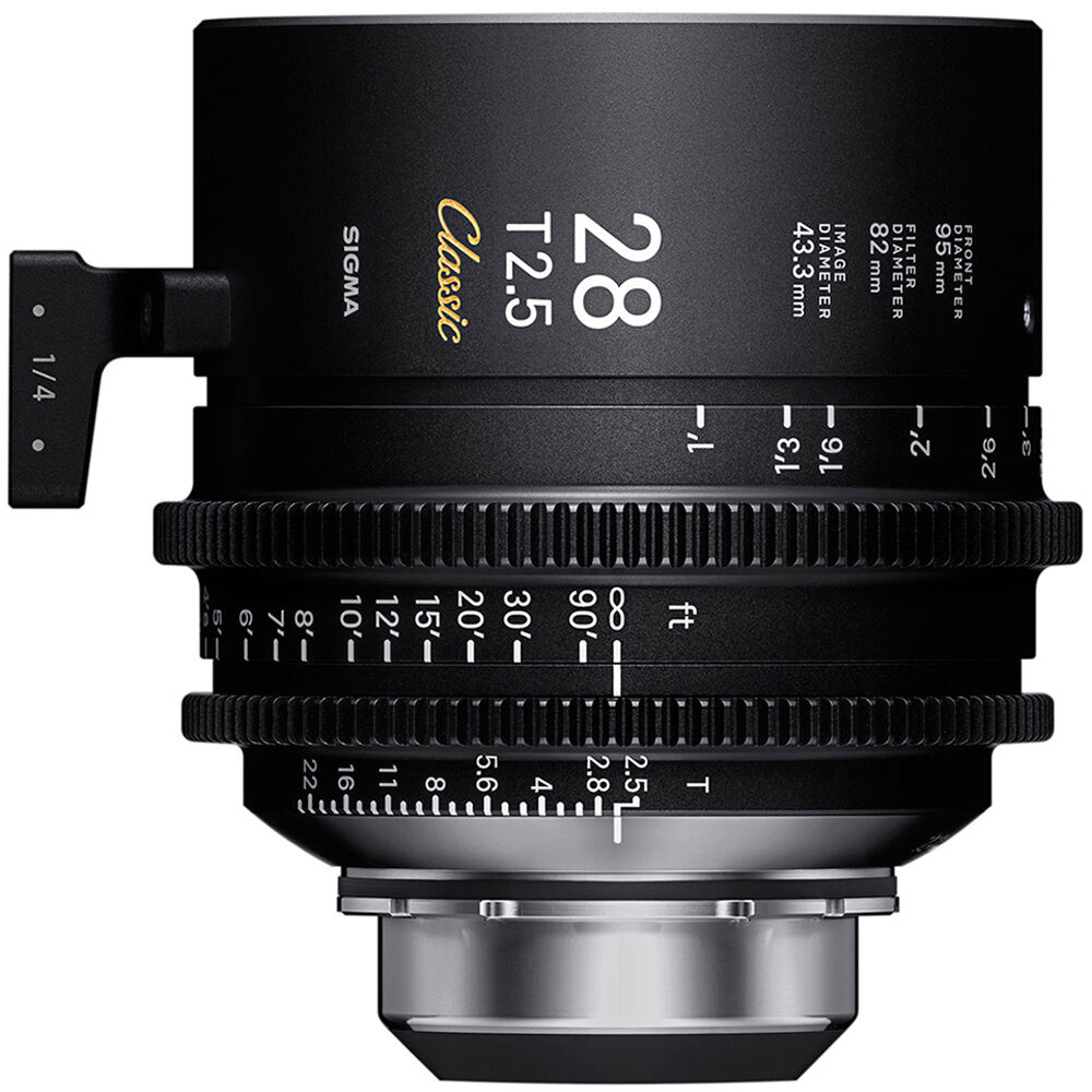 Sigma 28mm T2.5 FF Classic Cine Prime Lens with /i 44A974 B&H