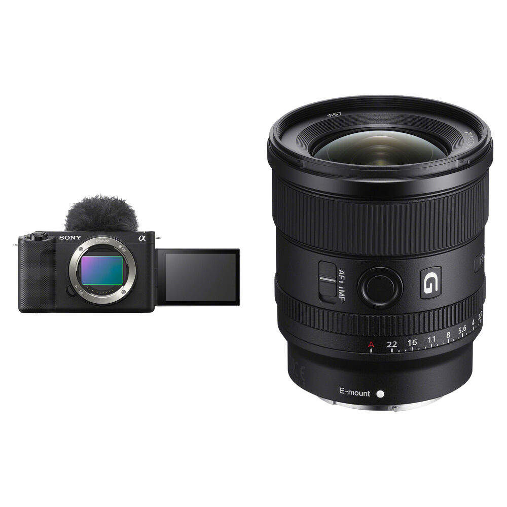 Sony ZV-E1 Mirrorless Camera with 20mm f/1.8 Lens Kit (Black)