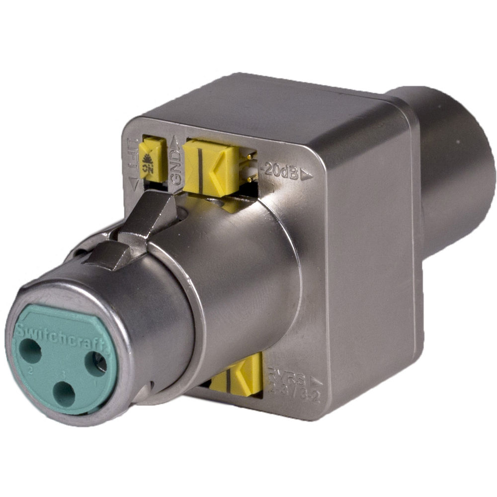 Switchcraft AudioFix Inline 3-Pin XLR Male to Female 303B B&H
