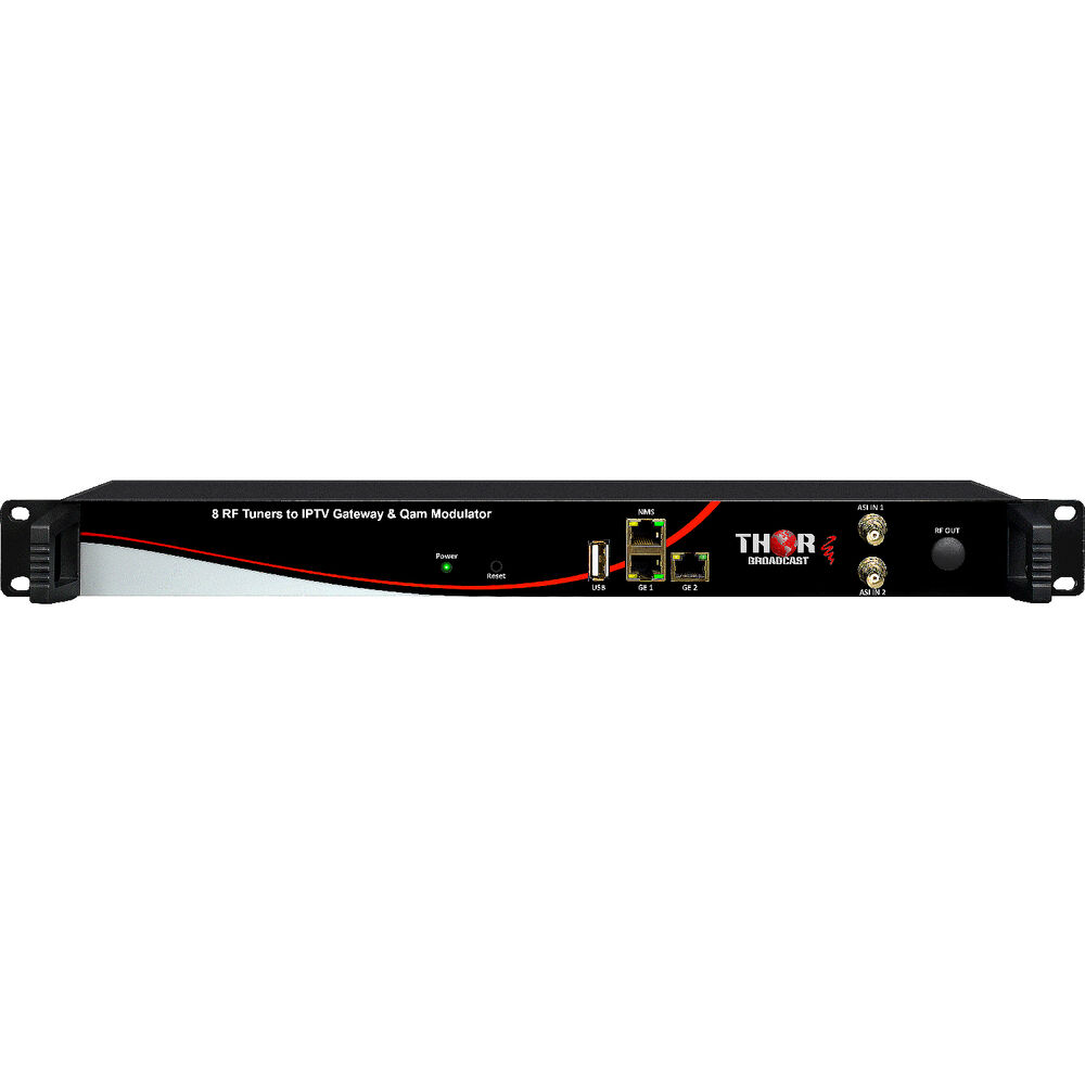 Thor 8 x QAM Cable Tuners to IPTV Gateway System H-8QAM-IP B&H