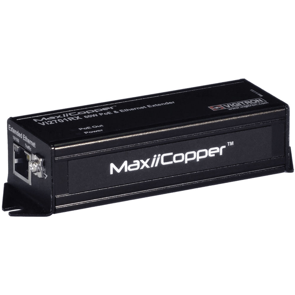 Vigitron MaxiiCopper Vi2700RX Ethernet and 60W PoE++ VI2701RX