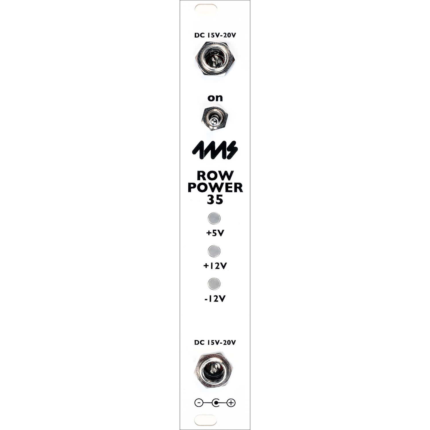 4ms Row Power 35 Power Supply Eurorack Module (4 HP, White) RP35