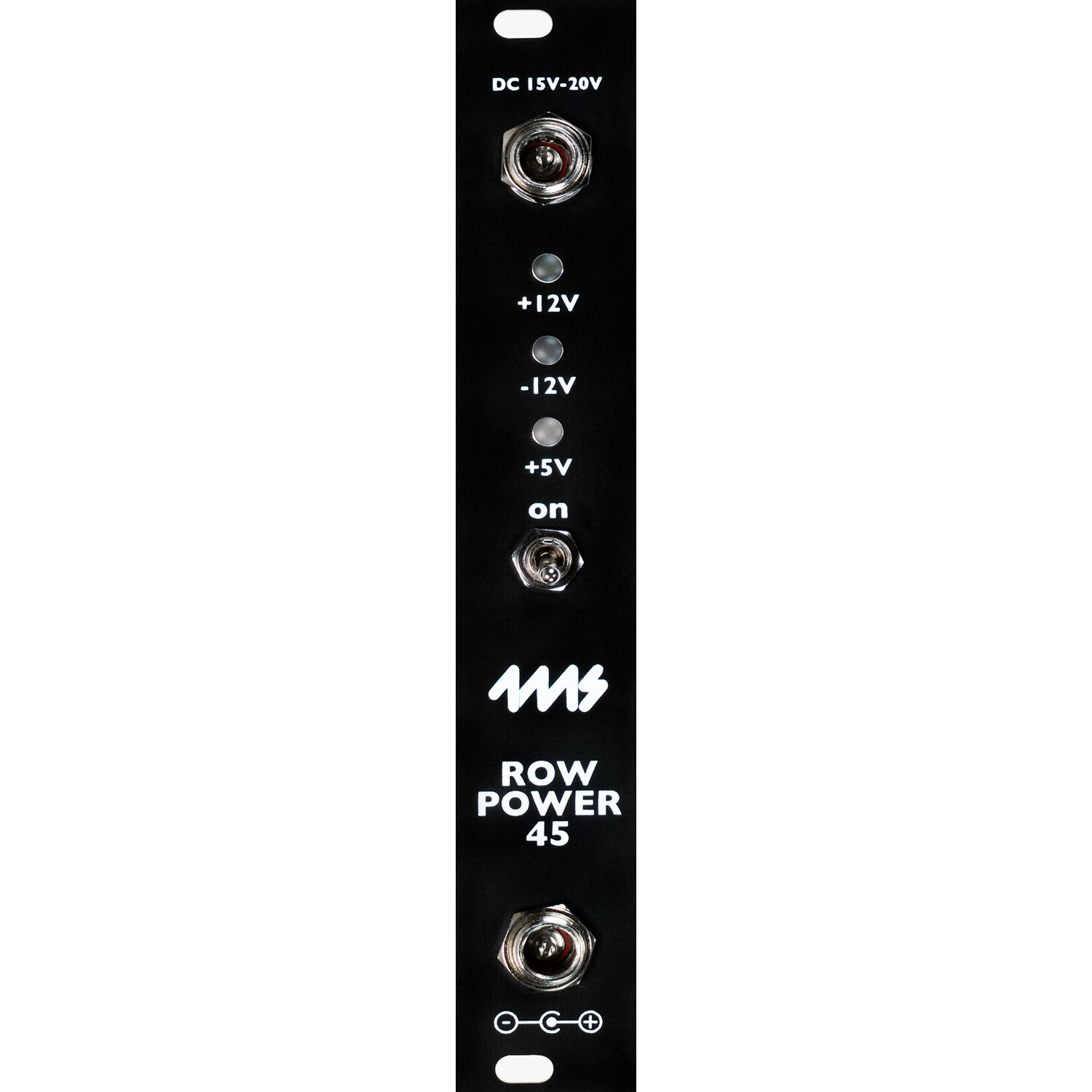 4ms Row Power 45 Power Supply Eurorack Module (4 HP, Black) RP45