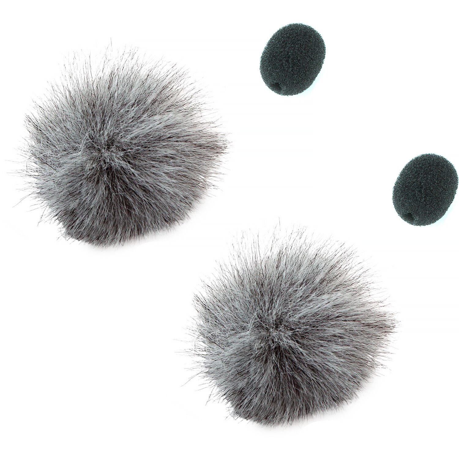 Eastwind Audio Lavalier Foam and Fur Shields LAV-FFWS-GY2 B&H