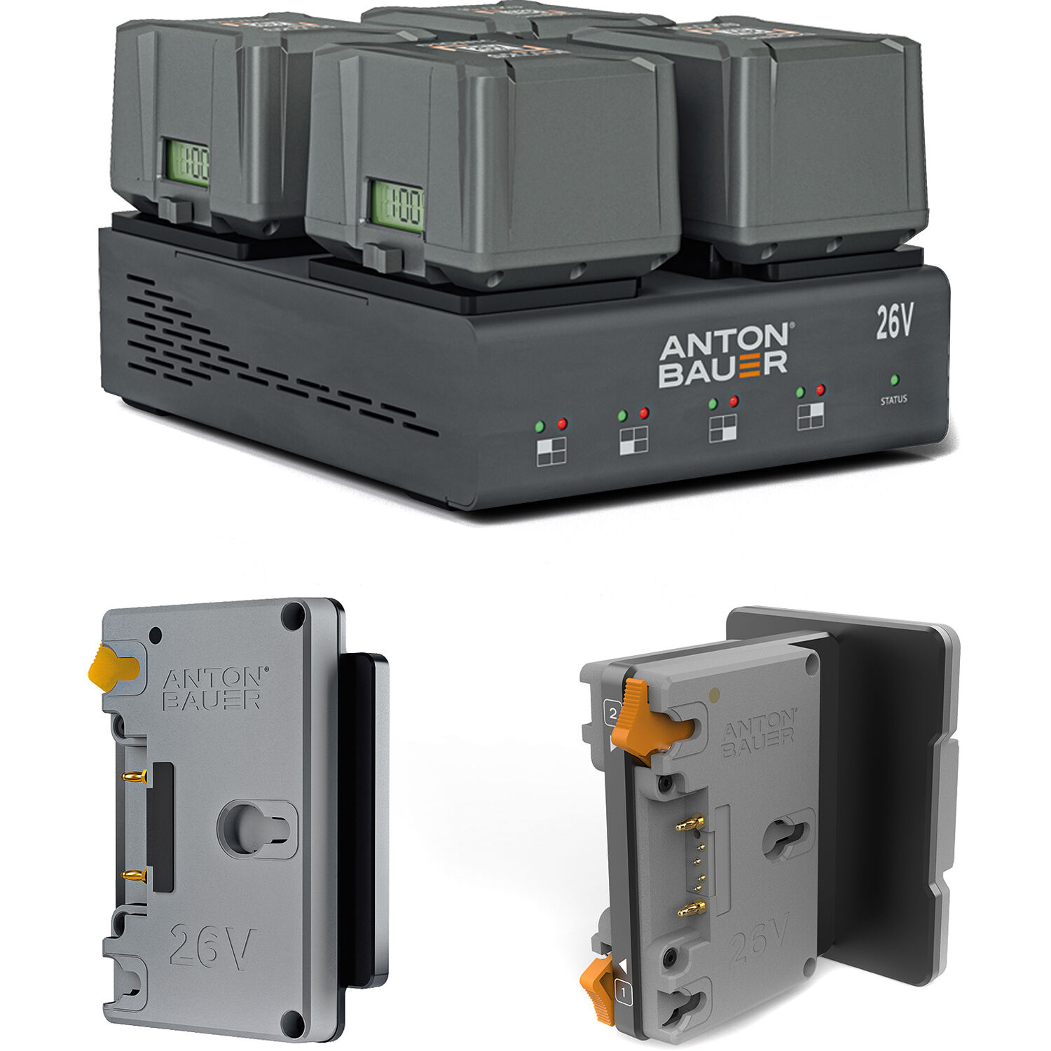 Anton/Bauer 98Wh 26V 4-Battery Starter Kit for ARRI 8275-0168