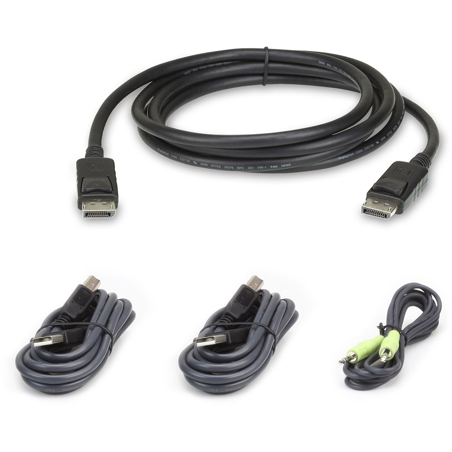 ATEN 6' Single Display DisplayPort Secure KVM Cable 2L7D02UDPX4