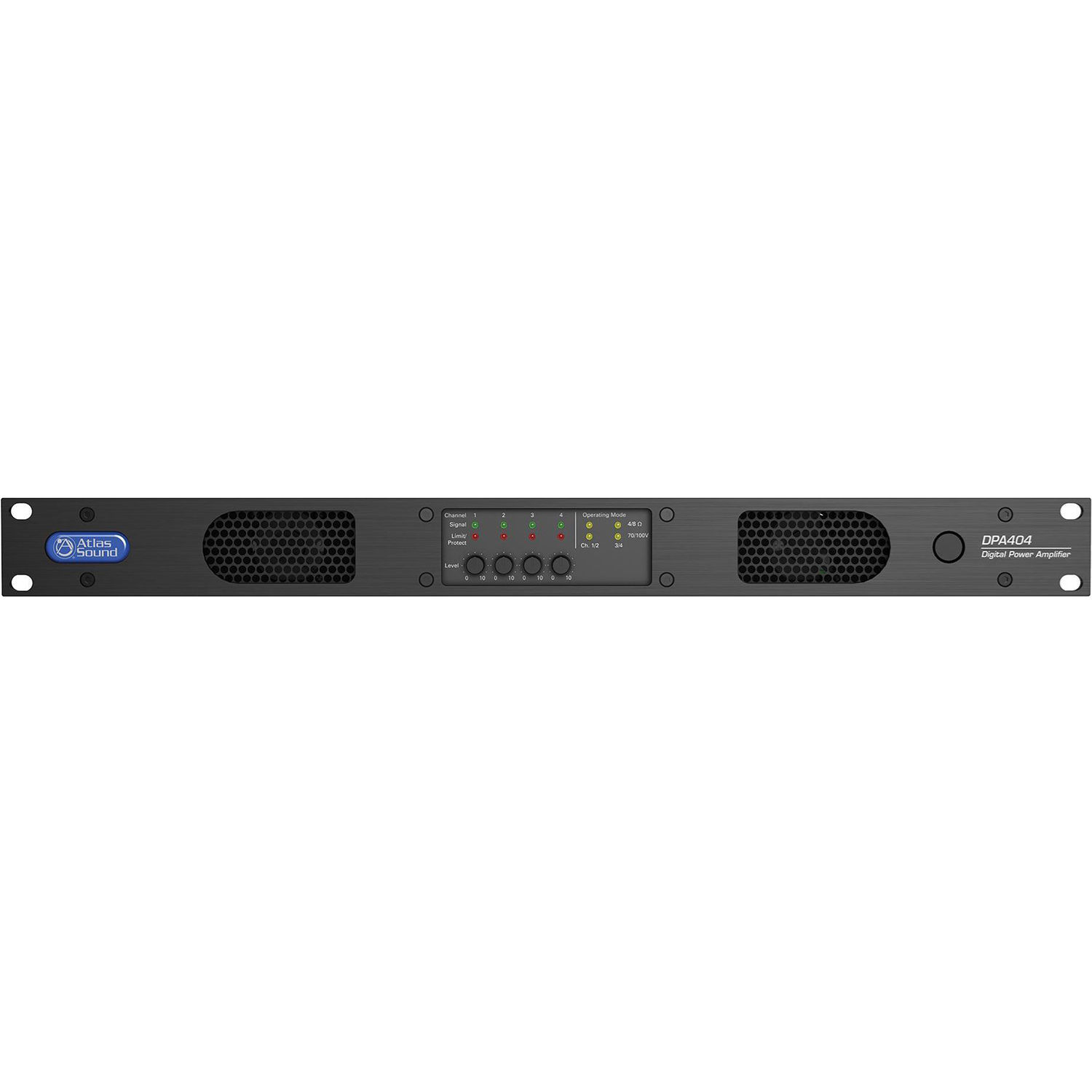 AtlasIED 400-Watt Networkable 4-Channel Power Amplifier DPA404