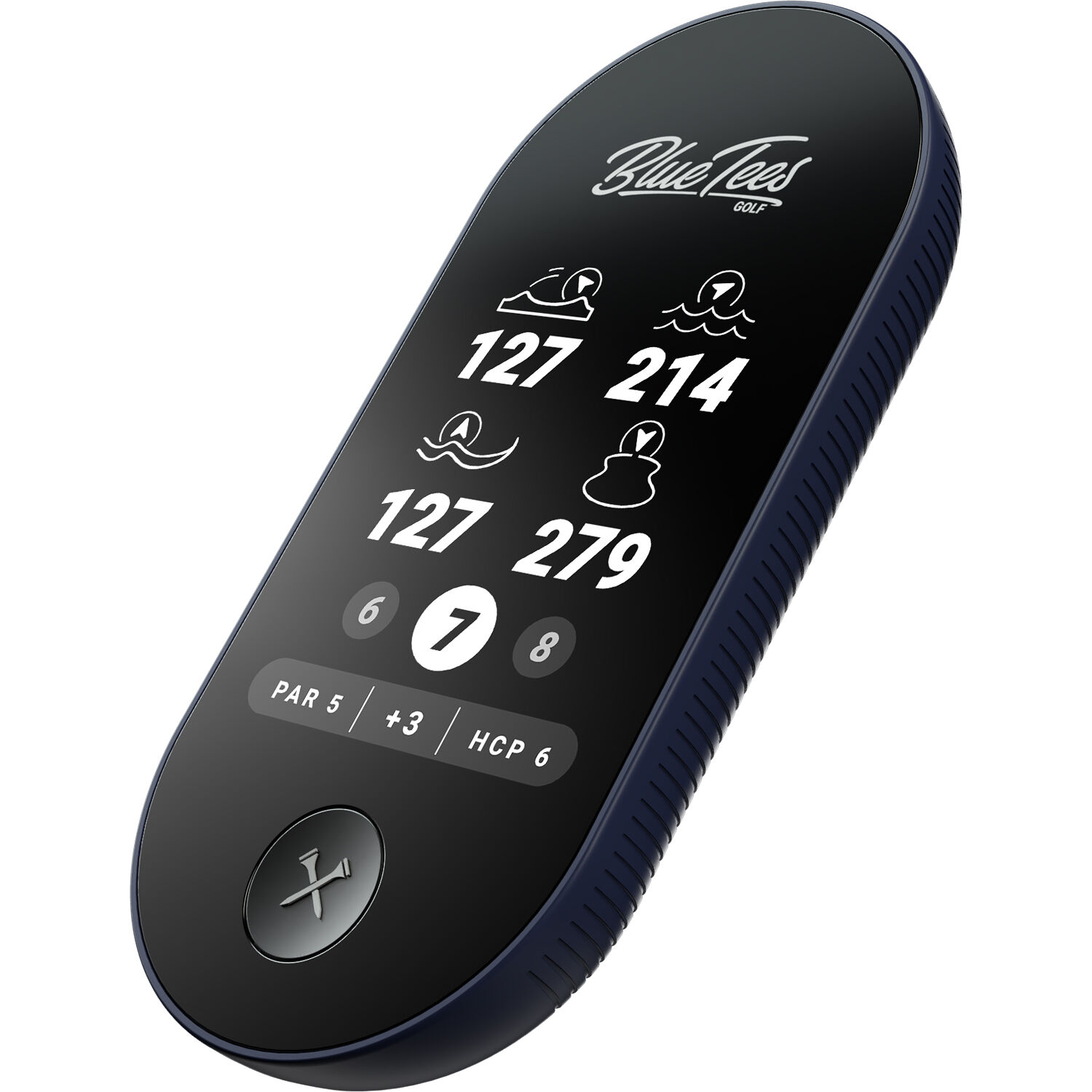 Blue Tees Golf Ringer Handheld Smart Magnetic GPS HH-GPS-TR-N