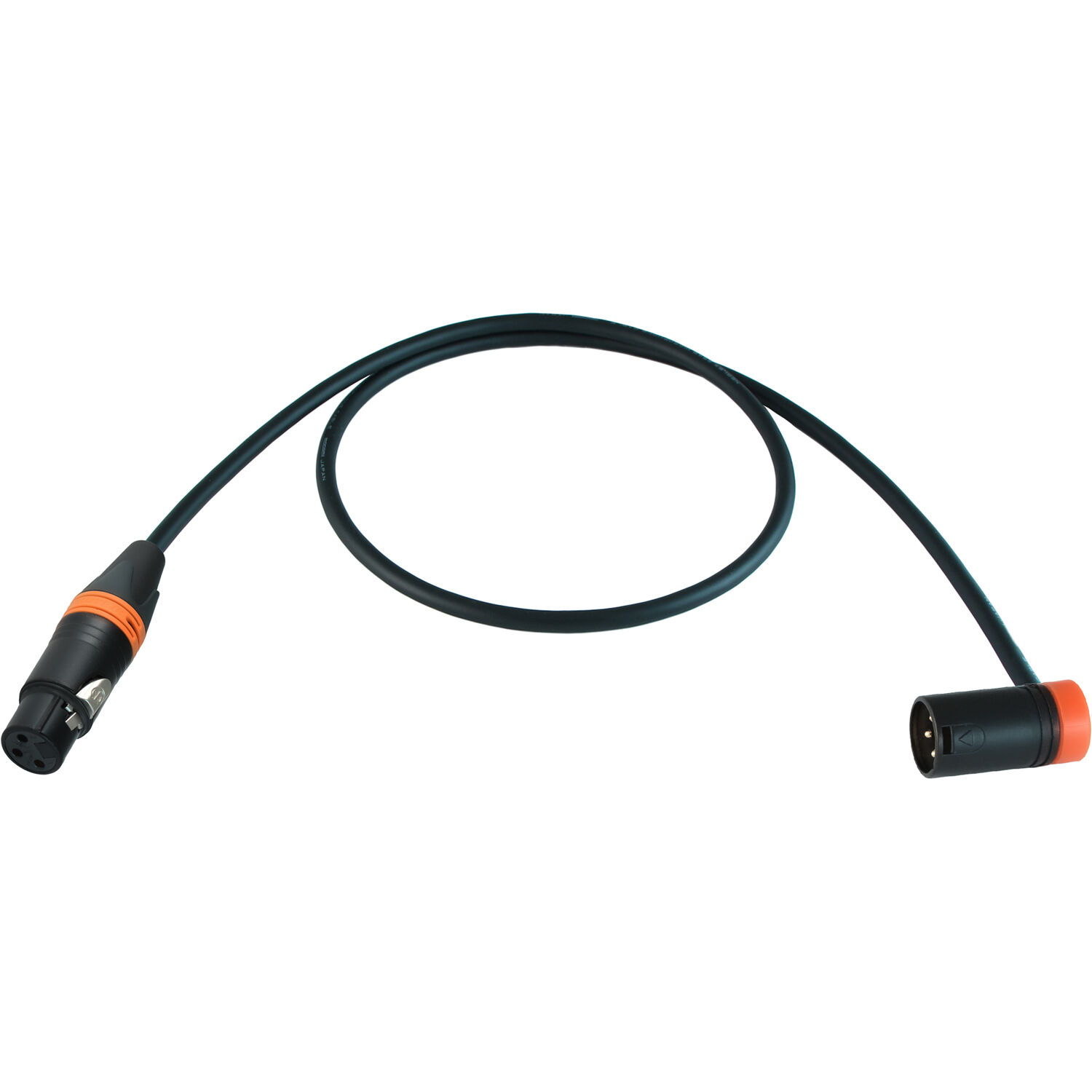Cable Techniques 3' Straight XLR3F to Low-Profile CT-SSXQ-SR-3N