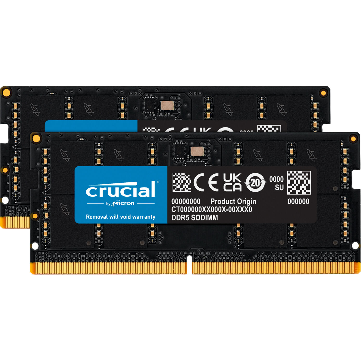 Crucial 32GB Laptop DDR5 5200 MHz SO DIMM Memory CT2K16G52C42S5