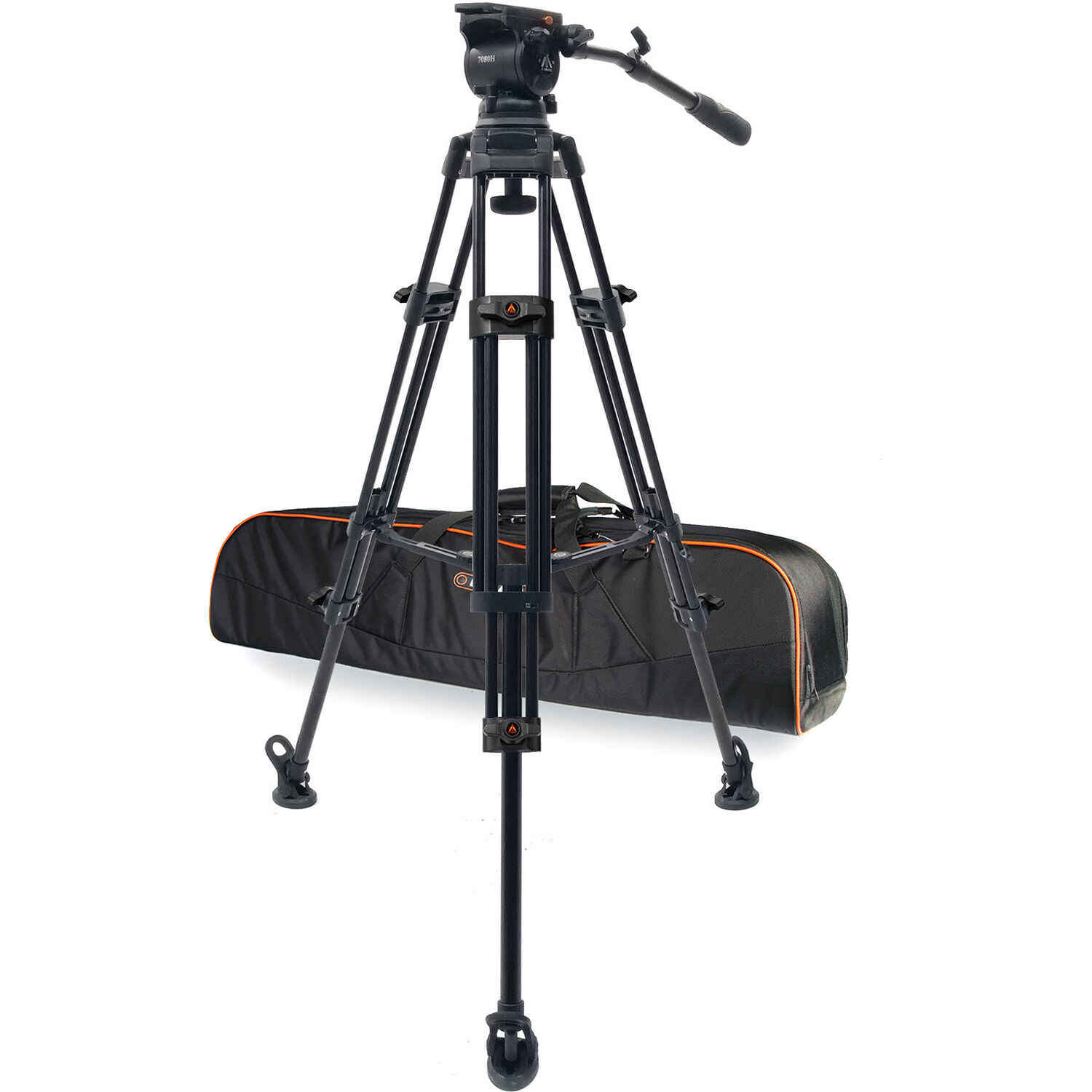 E-Image EI-7080-AA 2-Stage Aluminum Tripod Field Kit EI-7080-AA