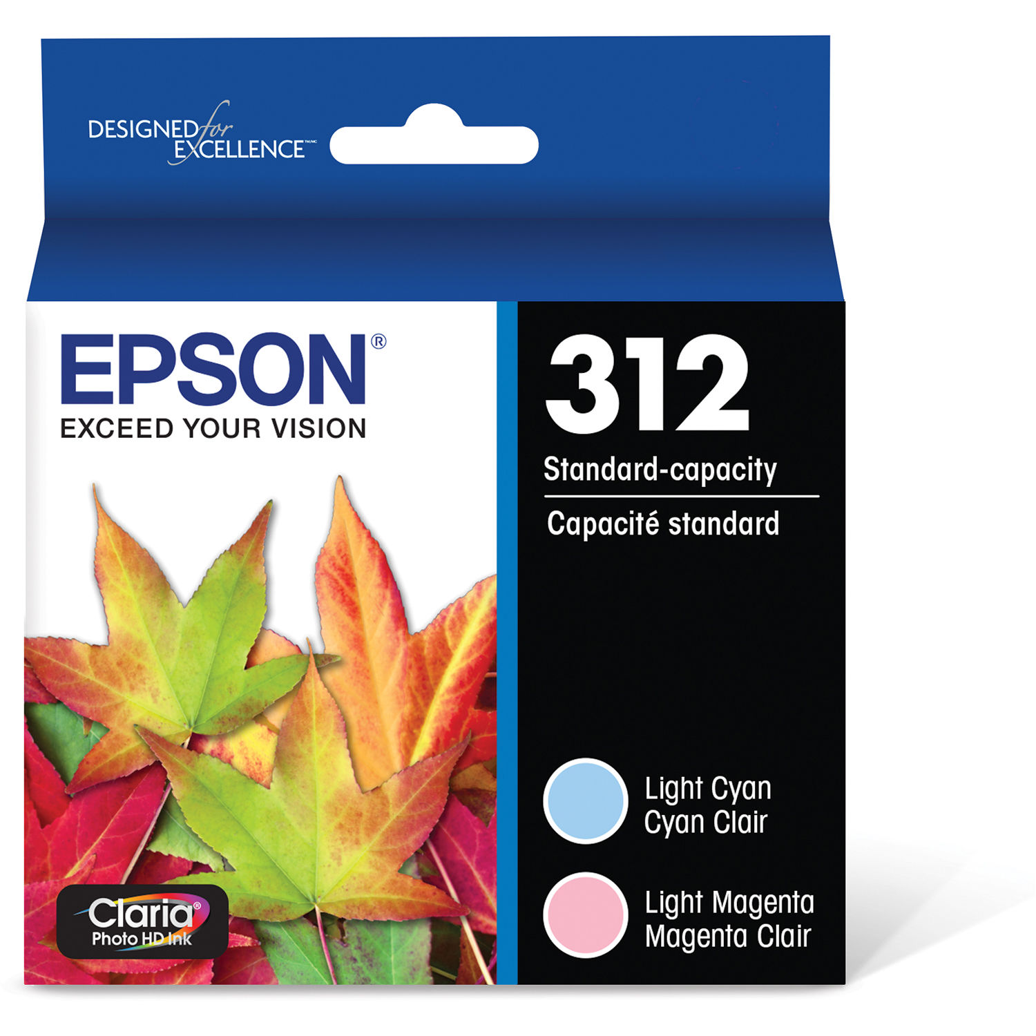 Epson Epson T312 Light Magenta & Light Cyan Claria T312922-S B&H