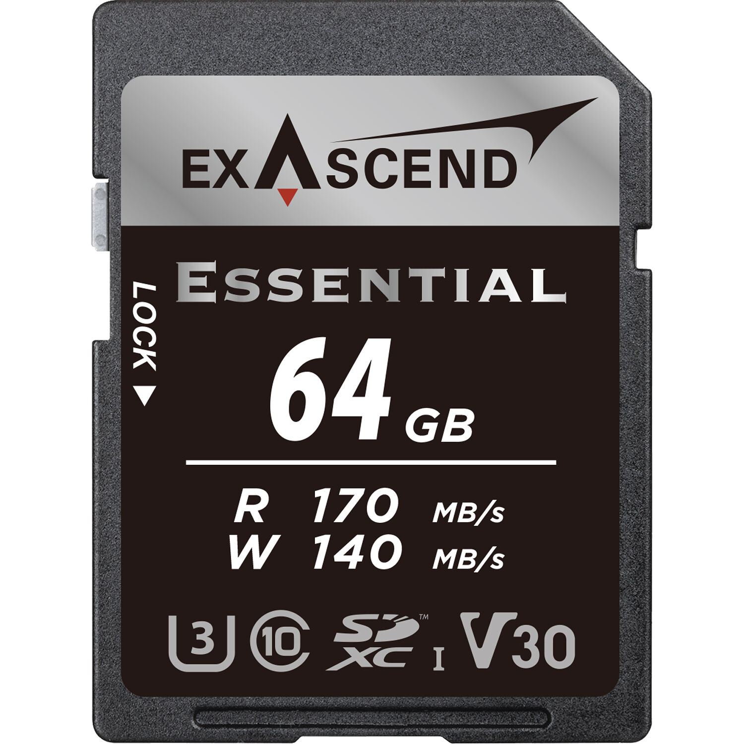 Exascend 64GB Essential UHS-I SDXC Memory Card EX64GSDU1-S B&H