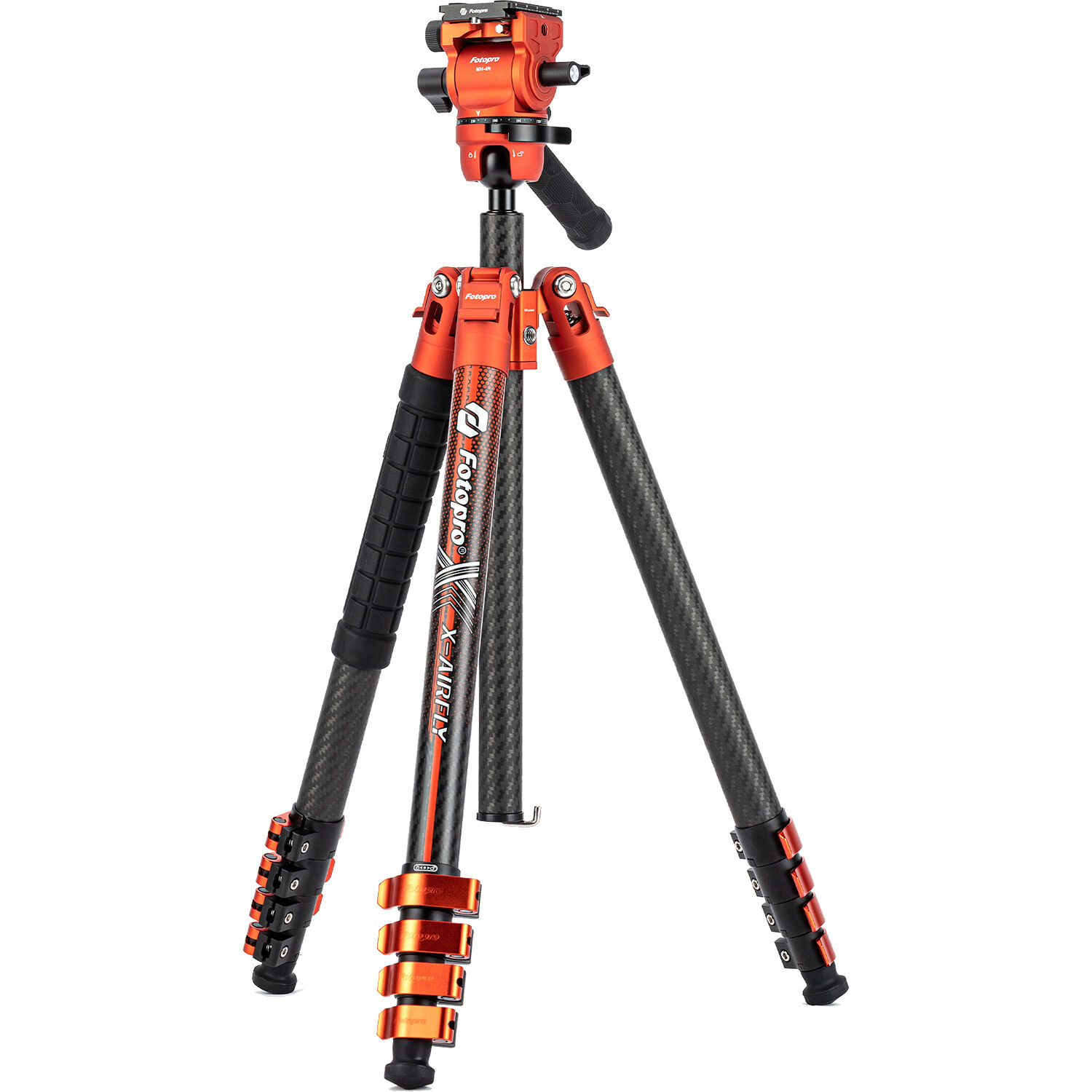 Fotopro X-AIRFLY Video Tripod (Orange) X-AIRFLY VIDEO (ORANGE)