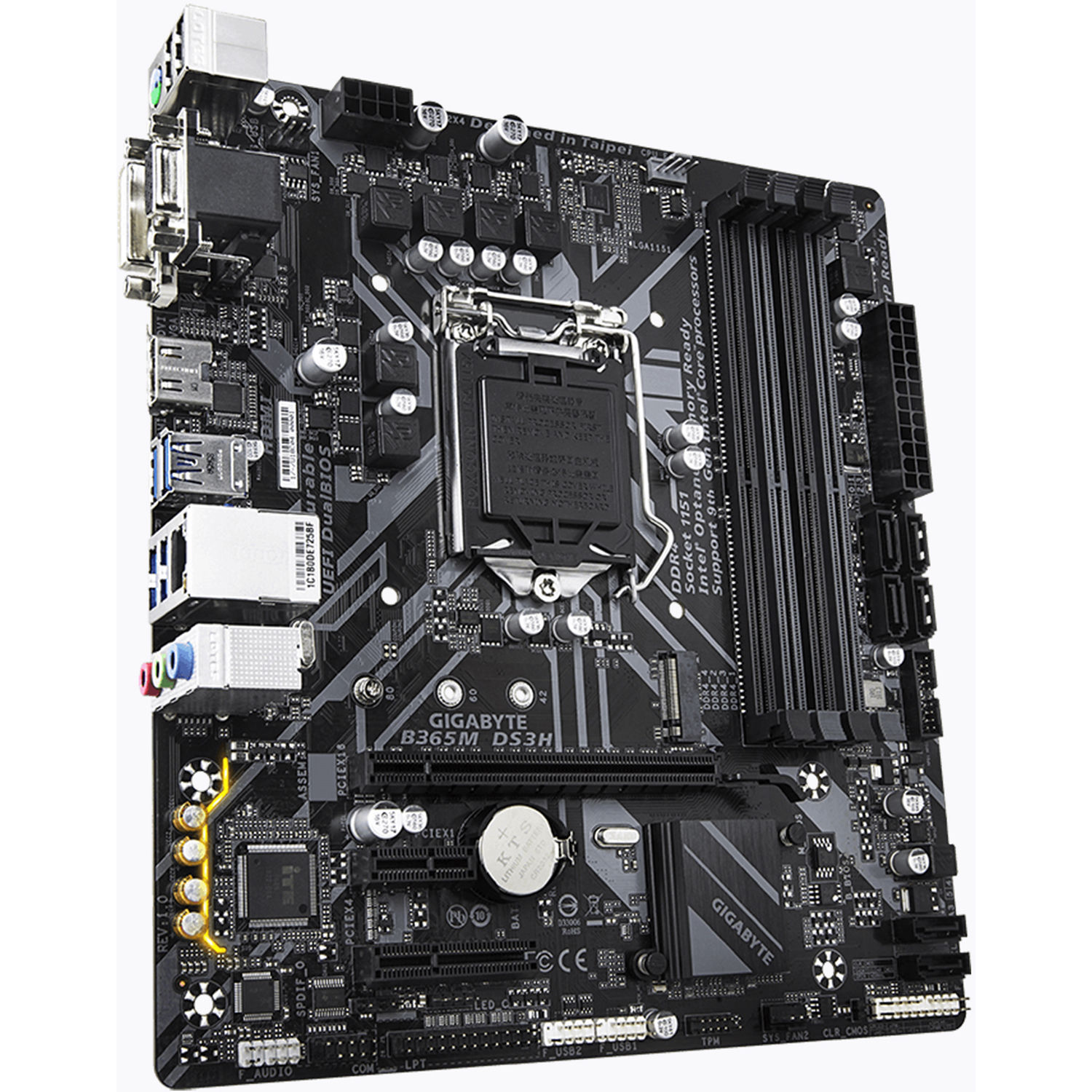 Gigabyte B365 DS3H LGA 1151 Micro ATX Motherboard B365M DS3H B H