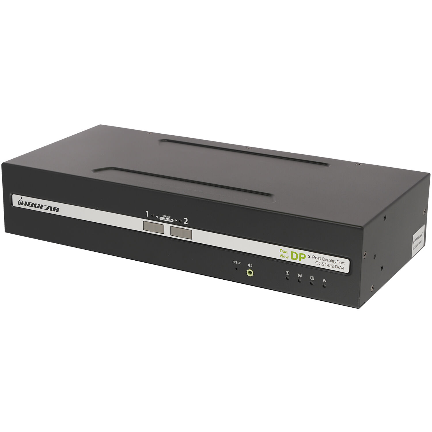 IOGEAR DisplayPort 2-Port Dual-View Secure KVM GCS1422TAA4 B&H