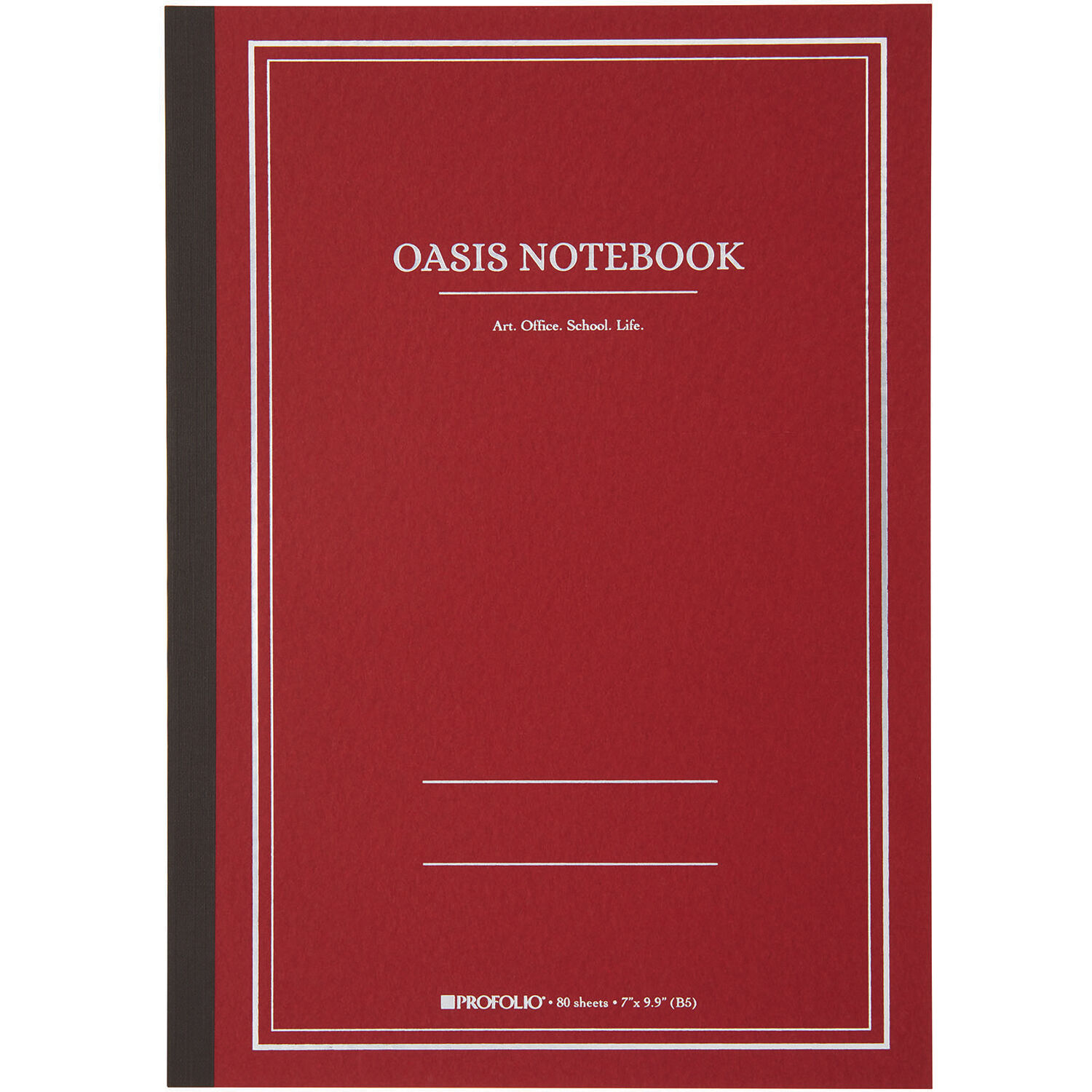 Itoya ProFolio Oasis Notebook (Brick, 6.9 x 9.8") OA-LG-BR B&H