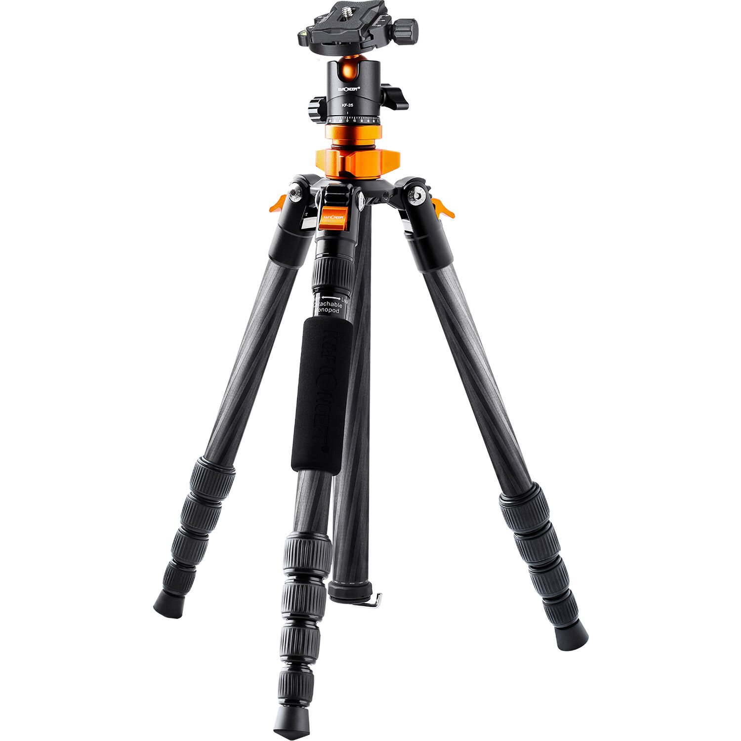 K&F Concept D225C2 Carbon Fiber Tripod with Arca-Type KF09.094V1