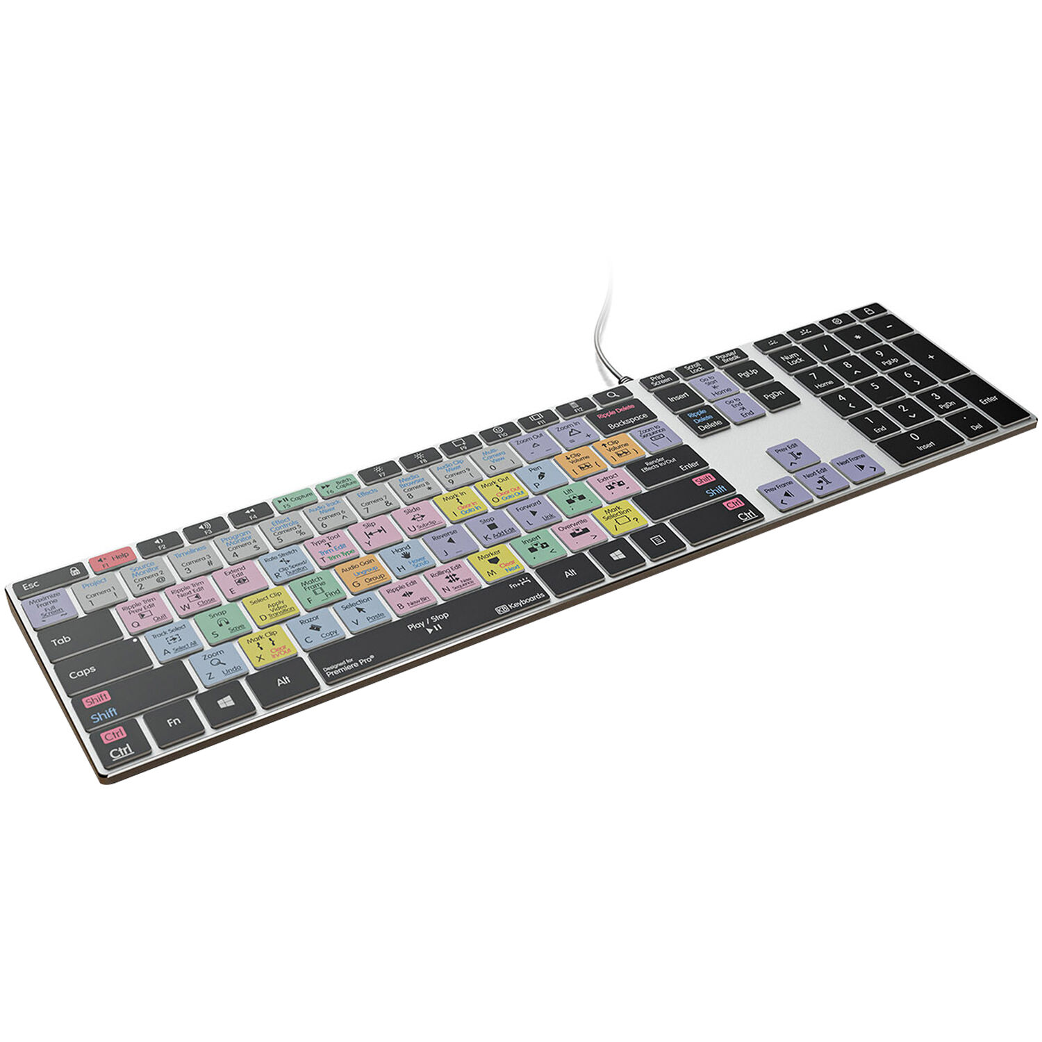 KB Covers Backlit Adobe Premiere Pro Keyboard PR-BLP-WIN-ANSI-US