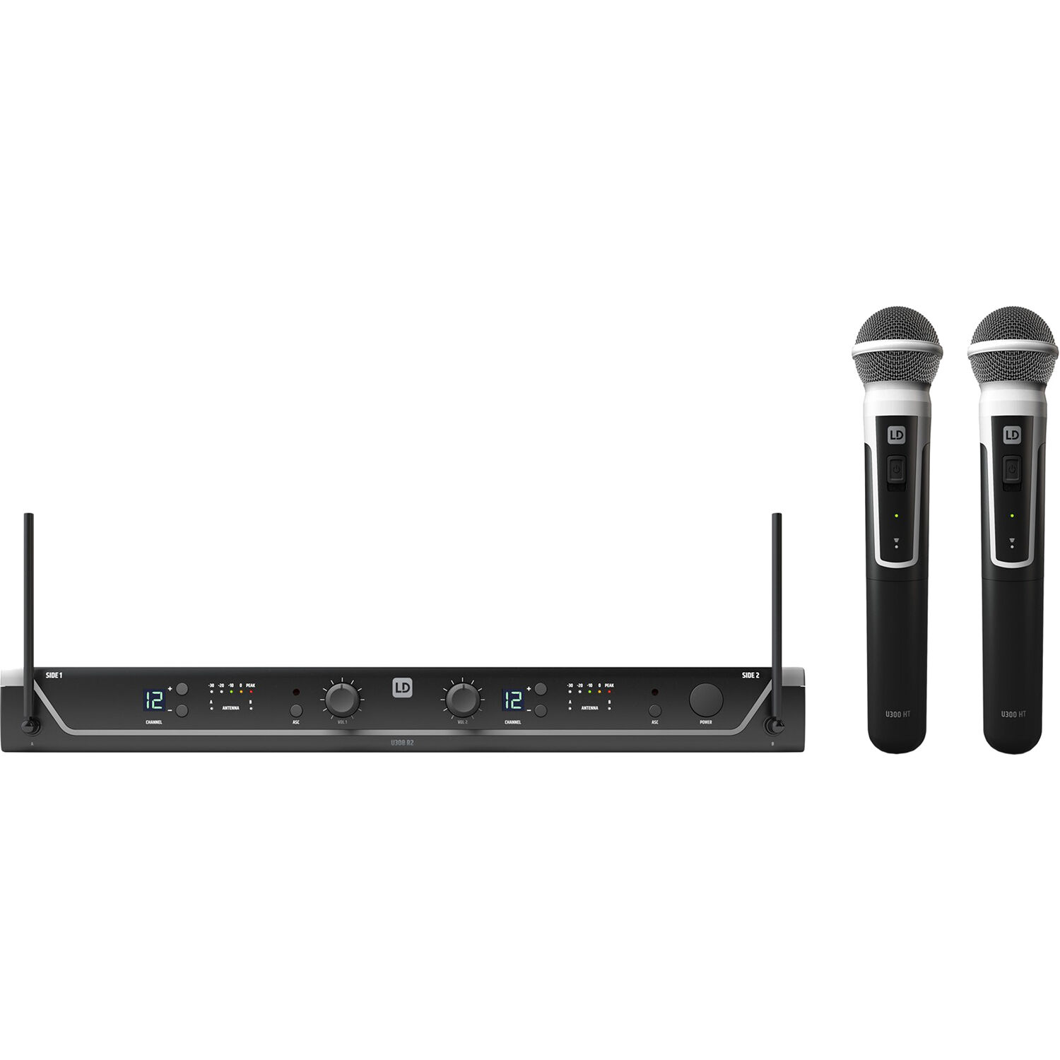 LD Systems U305 HHD Dual Wireless Mic System with 2
