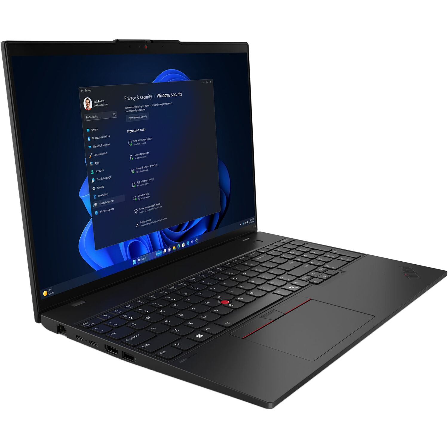 Lenovo 16" ThinkPad L16 Gen 1 Laptop (Black) 21L3001VUS B&H