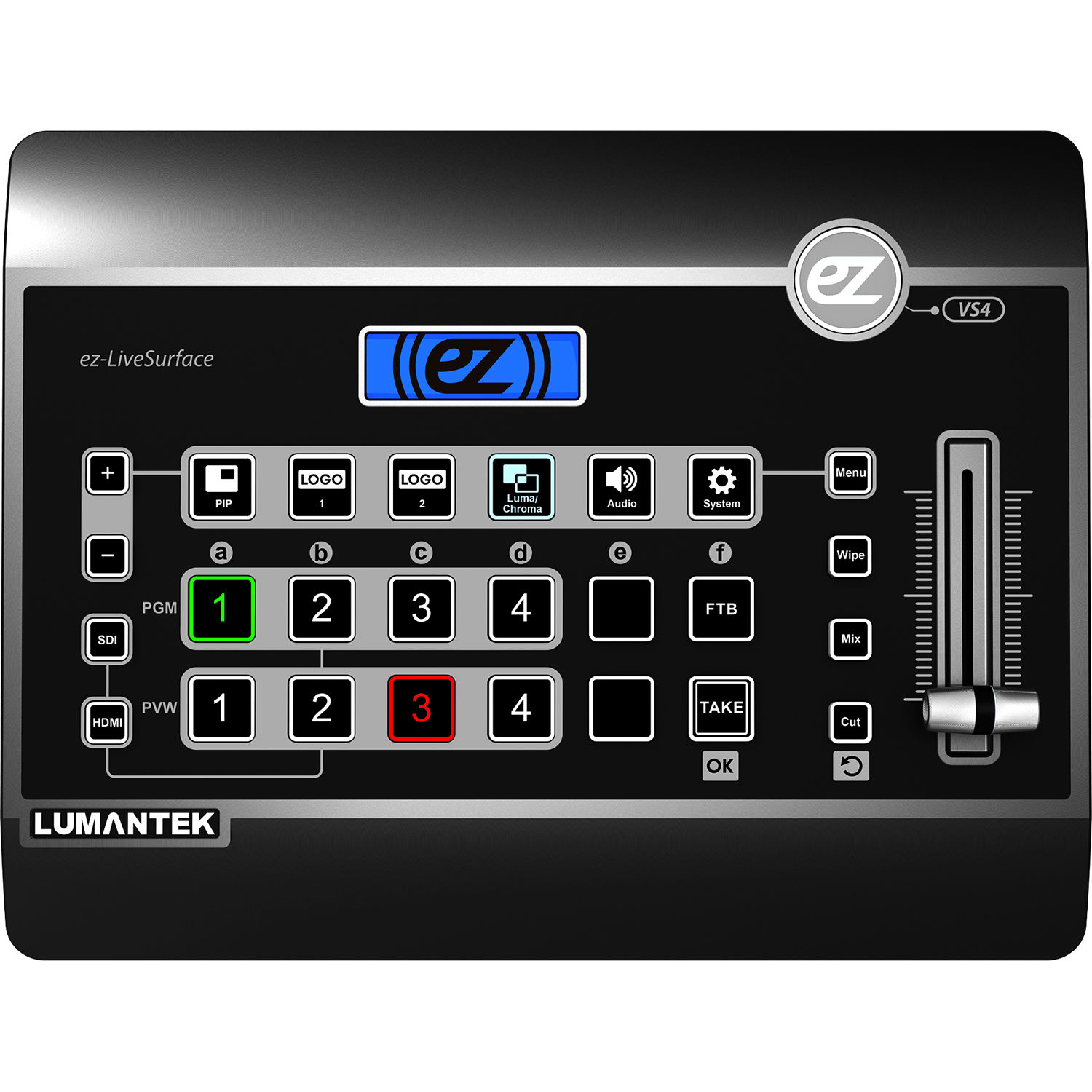 Lumantek ez-Pro VS4 4x1 Multiview Switcher for 3G-SDI EZ-PRO VS4